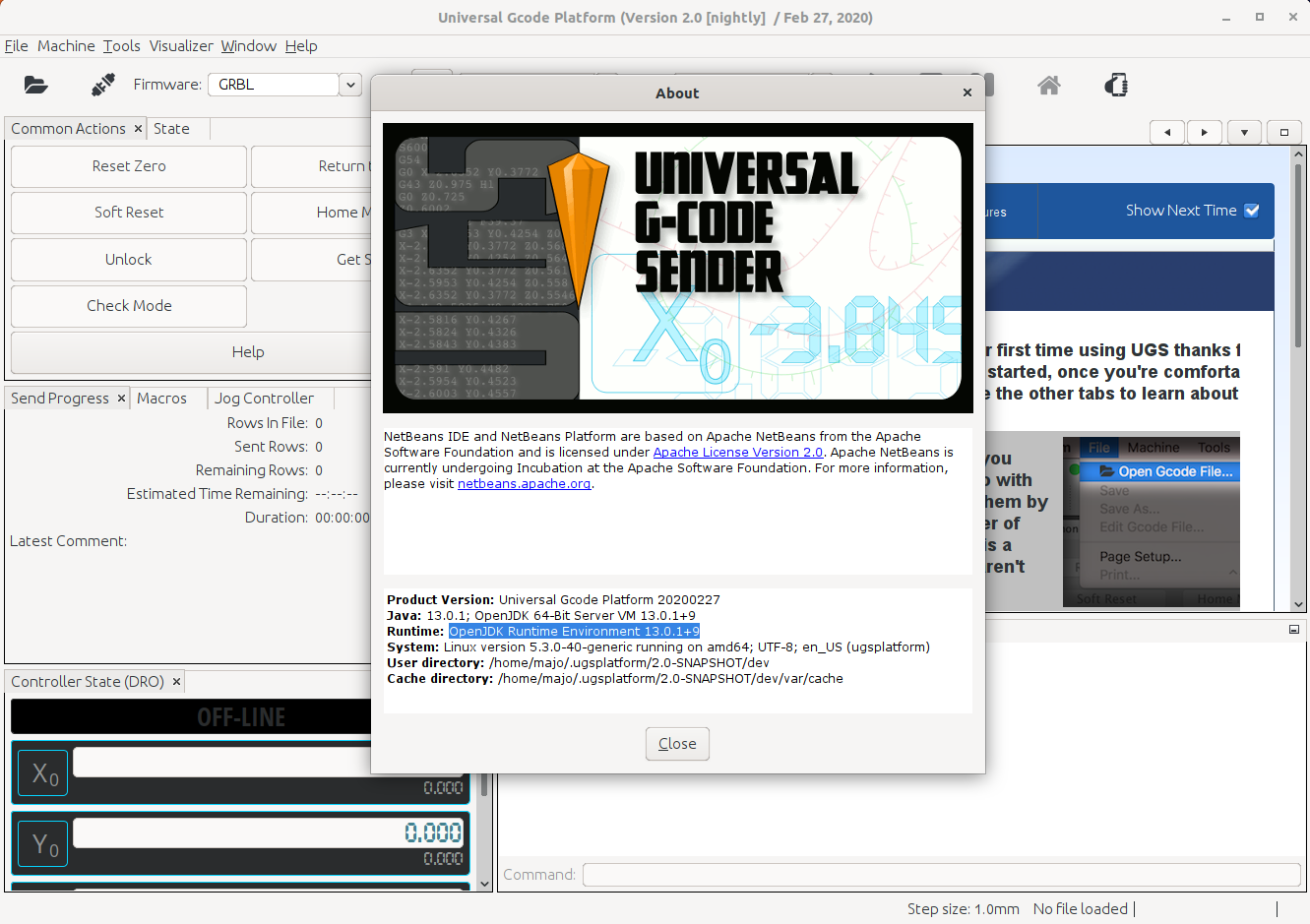 UGS platform won't start (Ubuntu 19.04, java 8) · Issue #1228 · winder ...