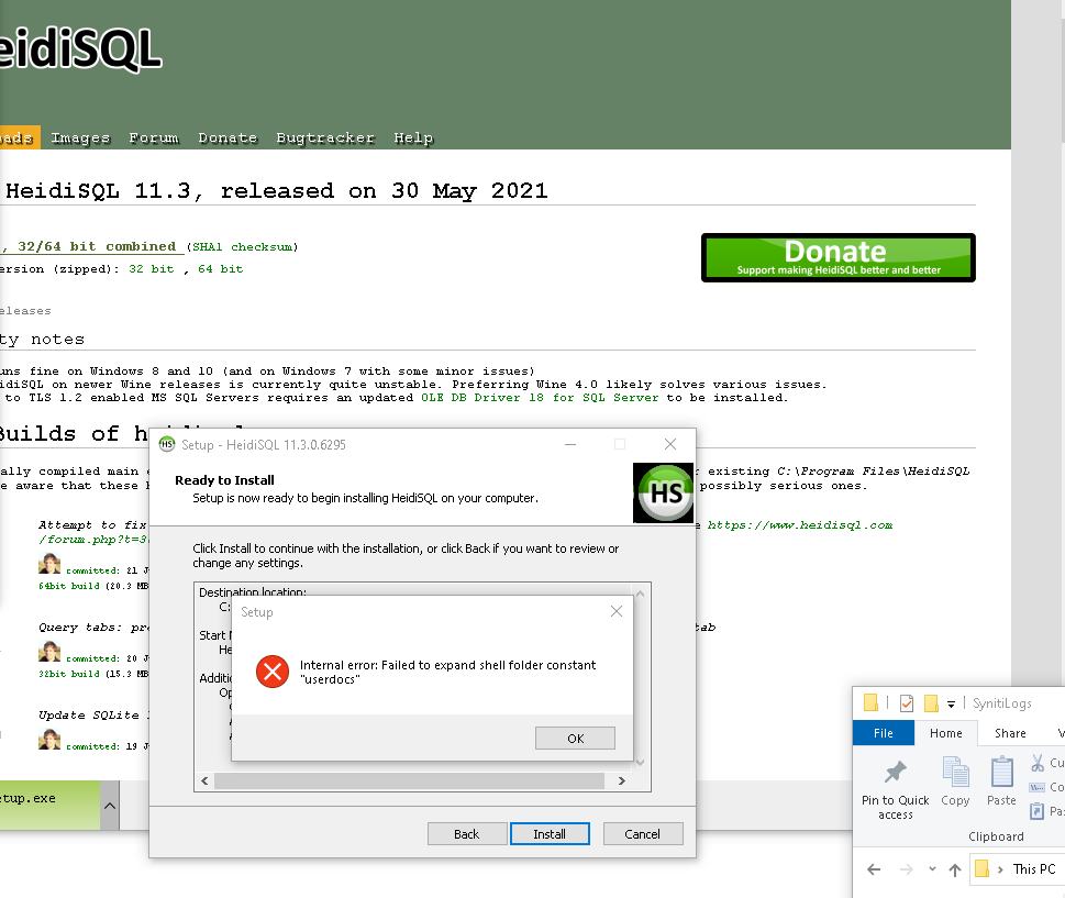 Installation Error · Issue #1391 · HeidiSQL/HeidiSQL · GitHub