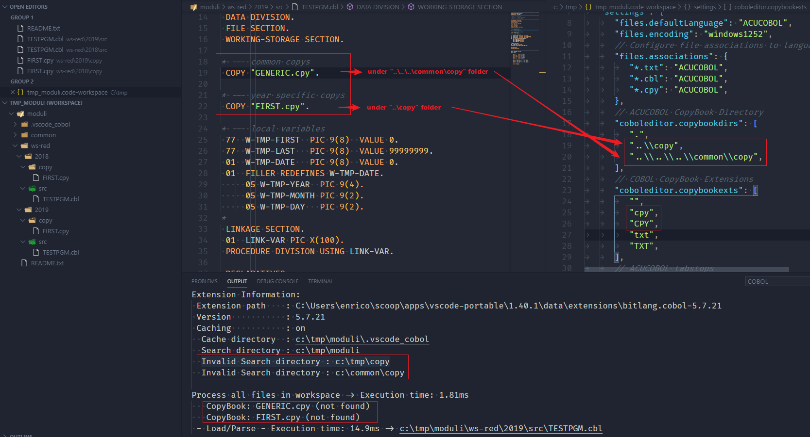 Unable to parse copy files under relative copybook path. · Issue #100 ...