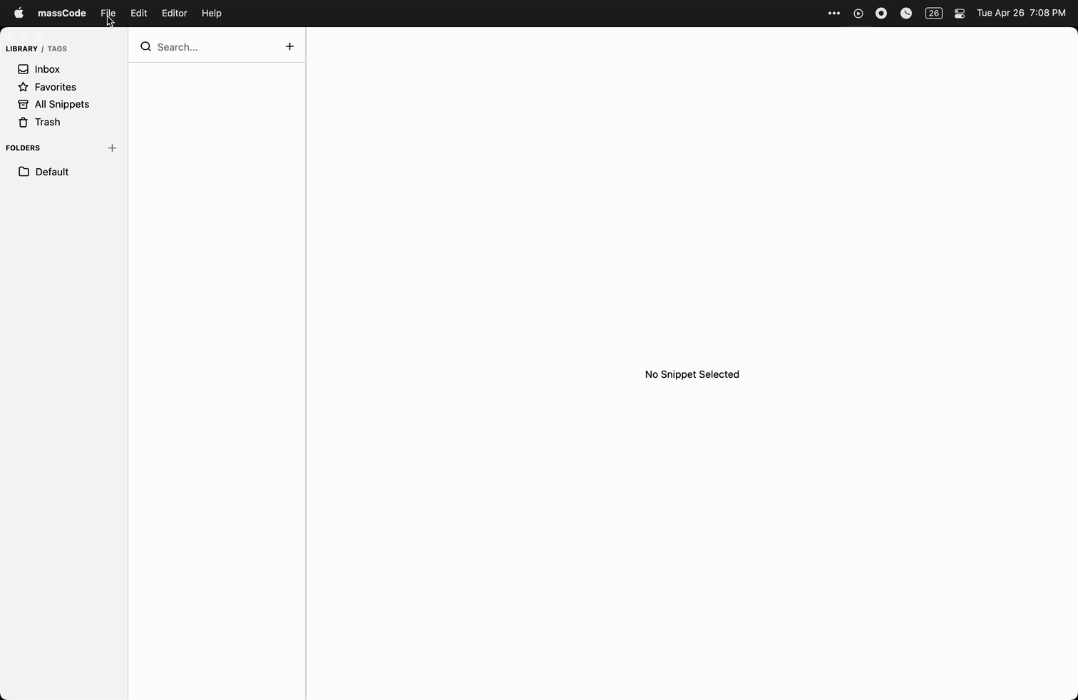 [Bug]: Cannot create a new snippet · Issue #51 · massCodeIO/massCode · GitHub
