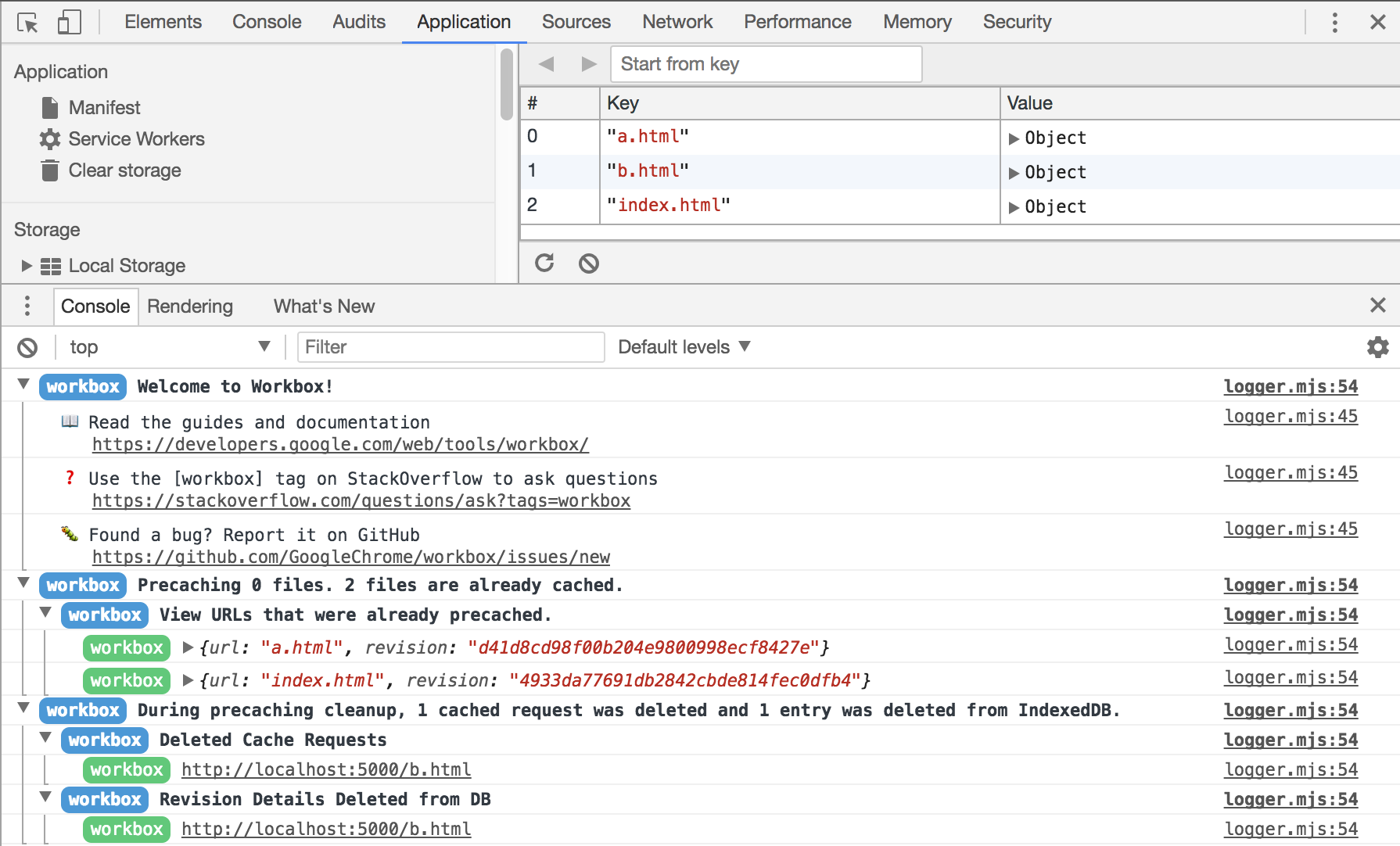 IndexedDB precache details not being deleted correctly · Issue #1107 · GoogleChrome/workbox · GitHub