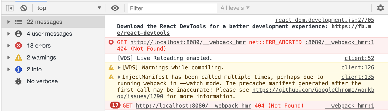 Webpack iterative builds broken by workbox-webpack-plugin@5.0.0-rc.0 · Issue #2273 ...