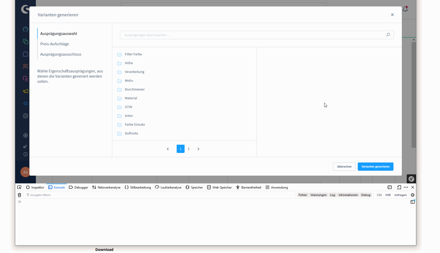 Variations cannot be generated · Issue #2145 · shopware/shopware · GitHub