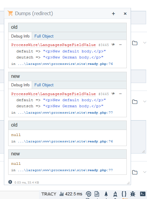 Page::changed hook: `$old` contains same value as `$new` for MultiLanguage fields · Issue #1177 ...