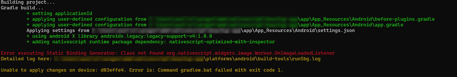 `Class not found org.nativescript.widgets.image.Worker.OnImageLoadedListener` after upgrade to ...