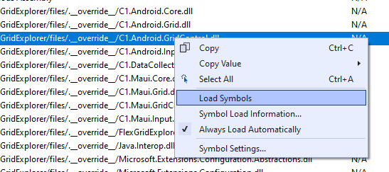 Unable to debug native Android libraries · Issue #9555 · dotnet/maui · GitHub