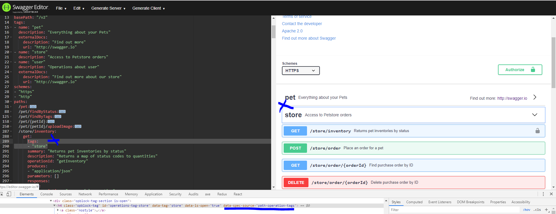 Embed Open Api Spec Reference In Rendered Data Attribute · Issue 5468 · Swagger Apiswagger 2325