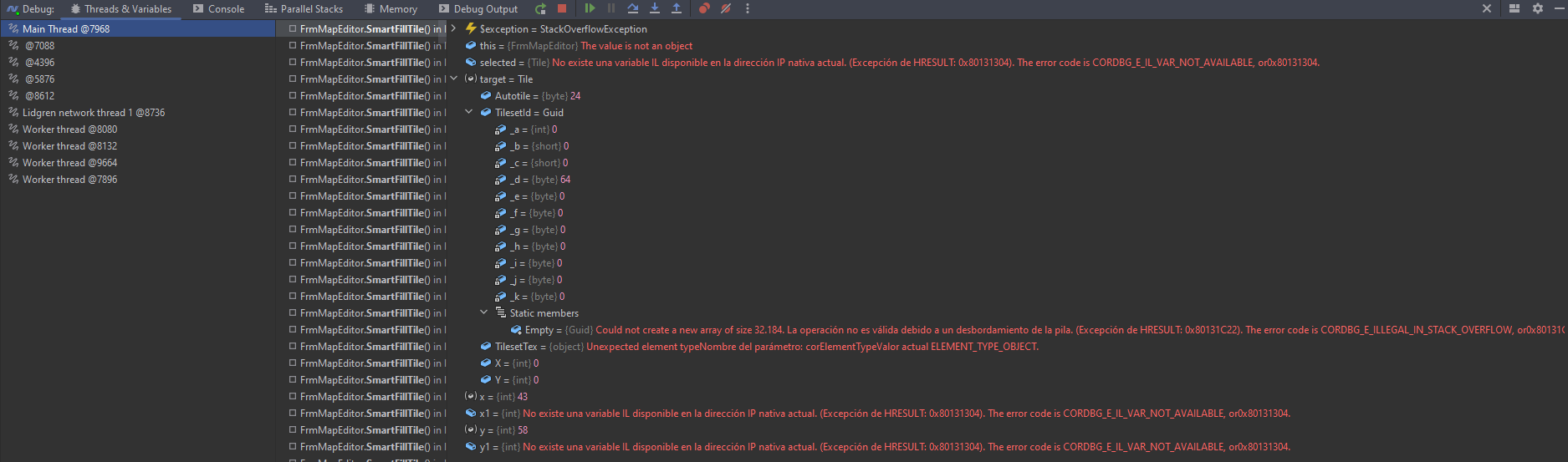 bug: editor crashes on big maps when using eraser and fill layer tools. · Issue #1414 ...