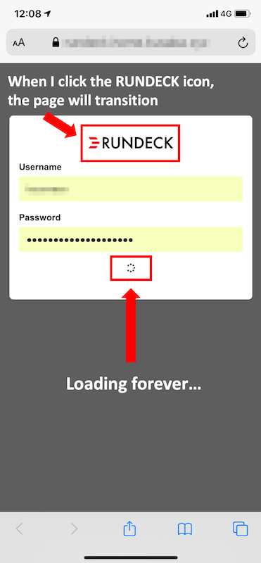 Pages do not automatically transition after logging in with a smartphone · Issue #6317 · rundeck ...