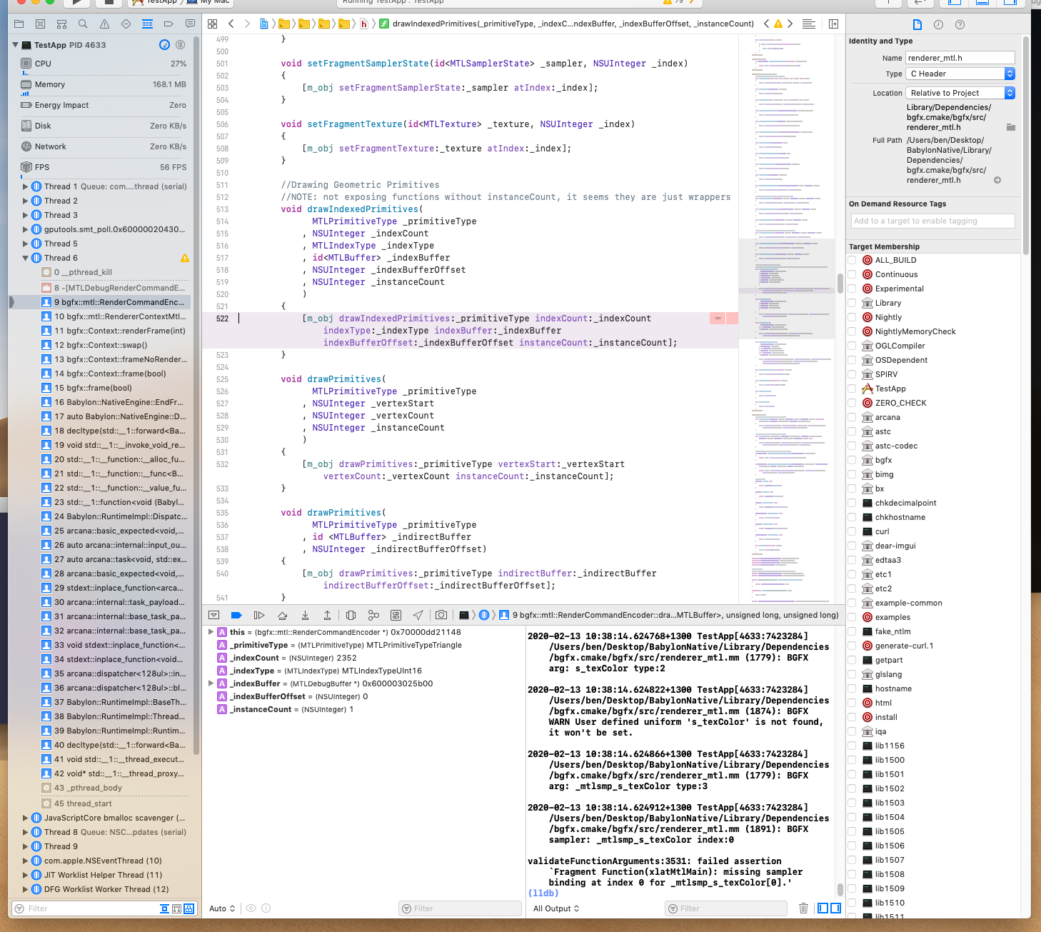 Resize window causes failed assertion · Issue #151 · BabylonJS/BabylonNative · GitHub