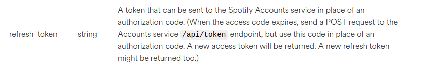 how to get a new refresh_token? · Issue #975 · spotify/web-api · GitHub