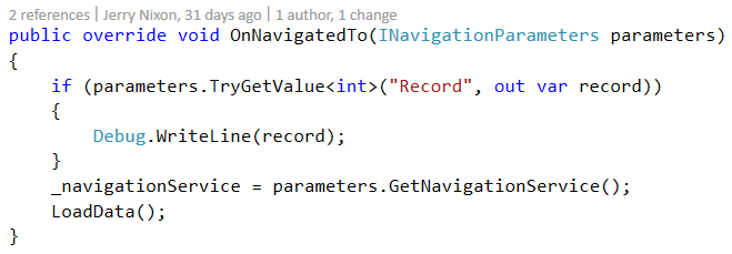 Passing parameters back · Issue #1632 · Windows-XAML/Template10 · GitHub