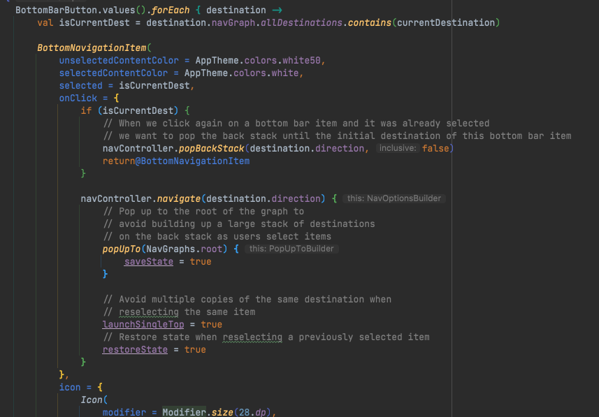 NavController#isRouteOnBackStack returns false · Issue #191 · raamcosta/compose-destinations ...