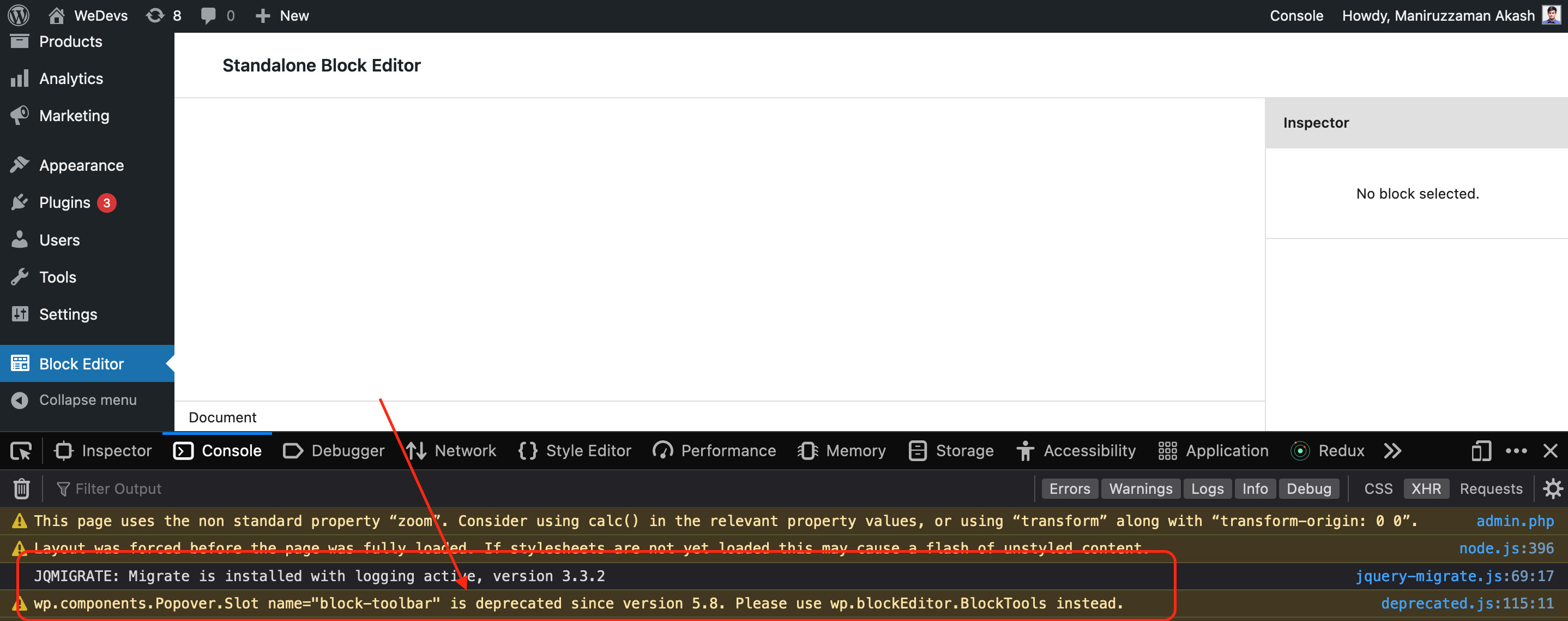 Does not work with WordPress 6.1 · Issue #57 · getdave/standalone-block-editor · GitHub