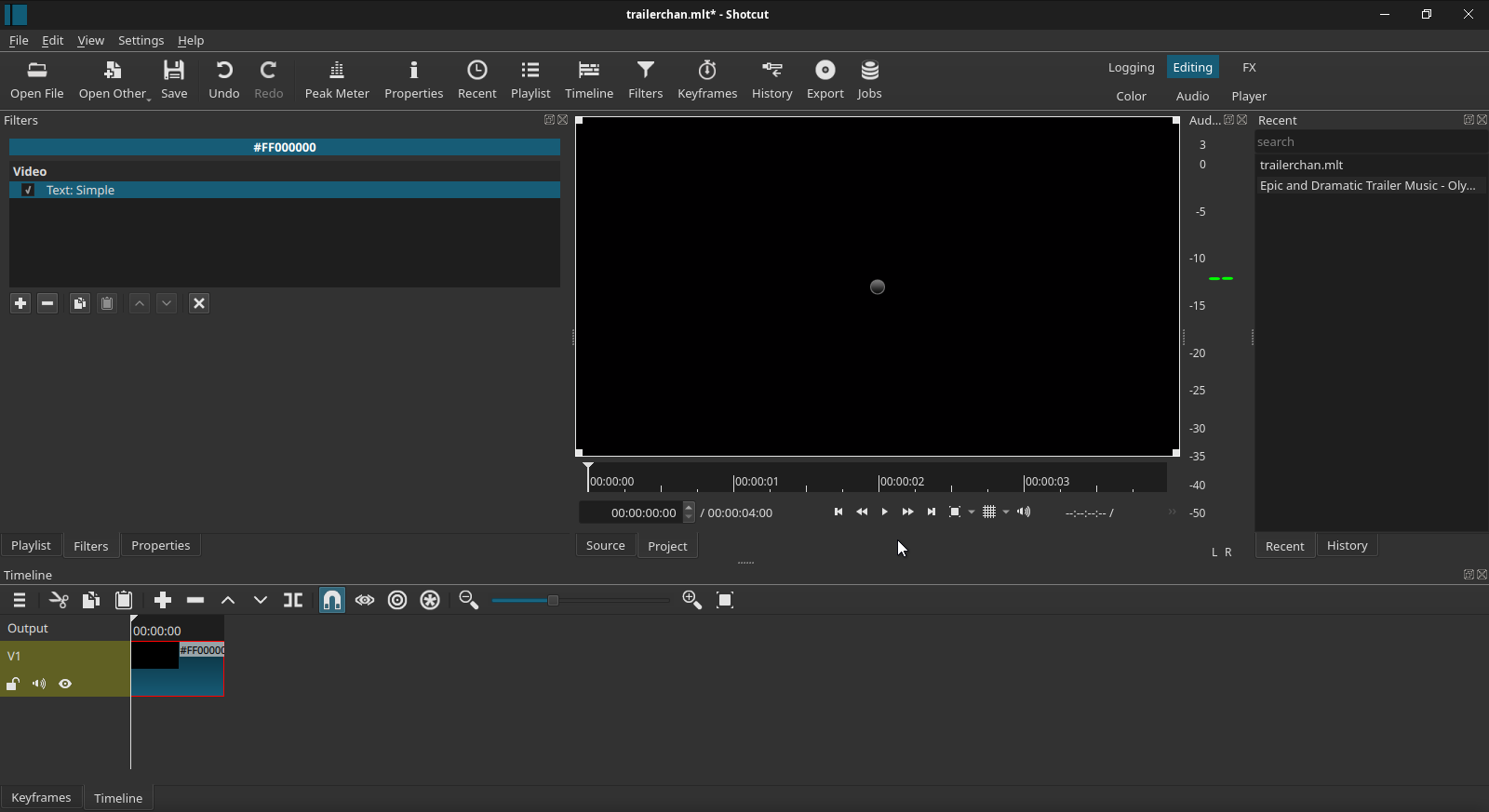 Issue with not displaying editable properties of filters · Issue #1082 · mltframework/shotcut ...
