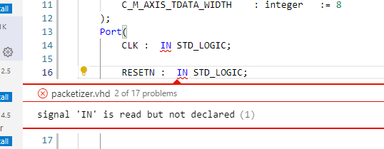 Giving Error On Port Declaration As The Ports Were Signals · Issue 21 · Vhdl Linter Vhdl Linter