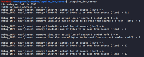 Multiple Buffer over-read issues in function mbuf_insert · Issue #1144 · cesanta/mongoose · GitHub