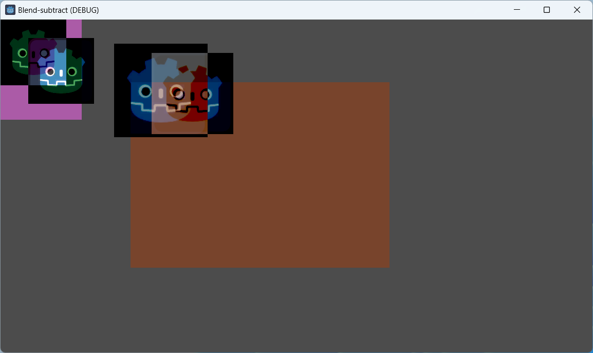 Subtract blend mode produces different results with different renderers · Issue #77448 ...