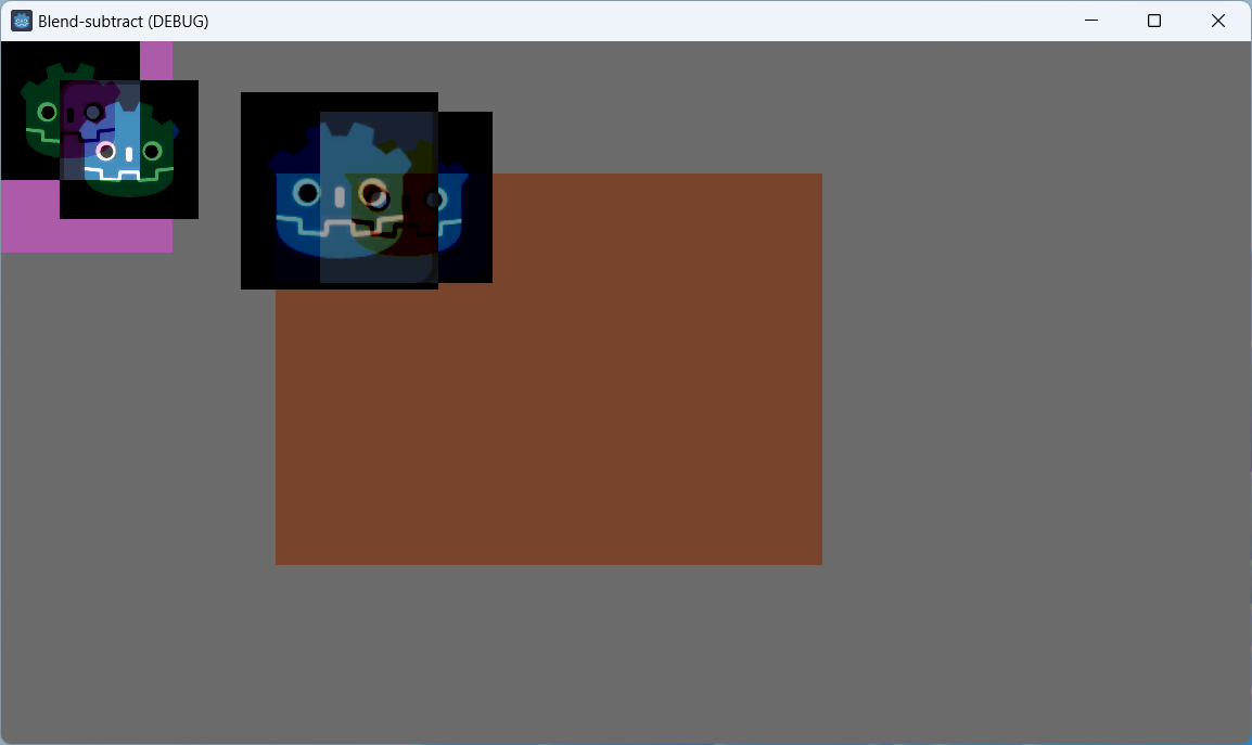 Subtract blend mode produces different results with different renderers · Issue #77448 ...