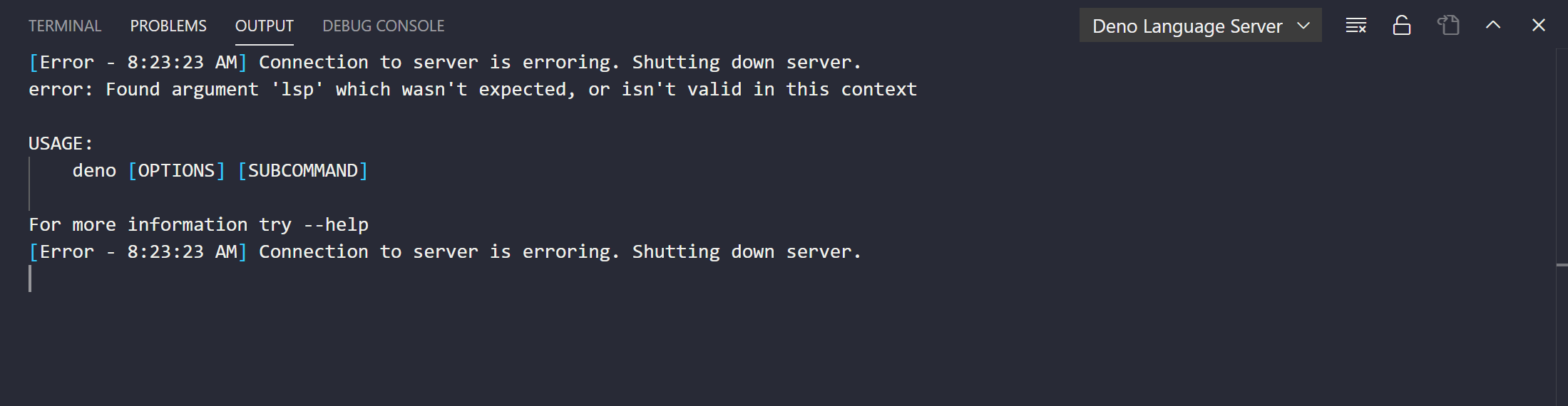 Deno Language Server Cant Start Through Vs Code Extension · Issue 9836 · Denolanddeno · Github