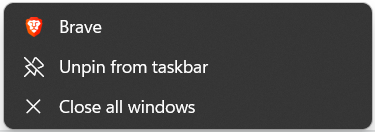 [Desktop] Feature-request: Right-click on icon in taskbar should ...
