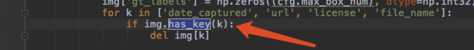 yolov3中Reader.py中96行和123行中，python3已经遗弃了has_key，会造成python2和python3的不兼容 ...