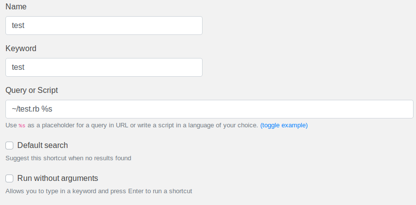 Argument to shell commands get %s instead of the real argument · Issue ...