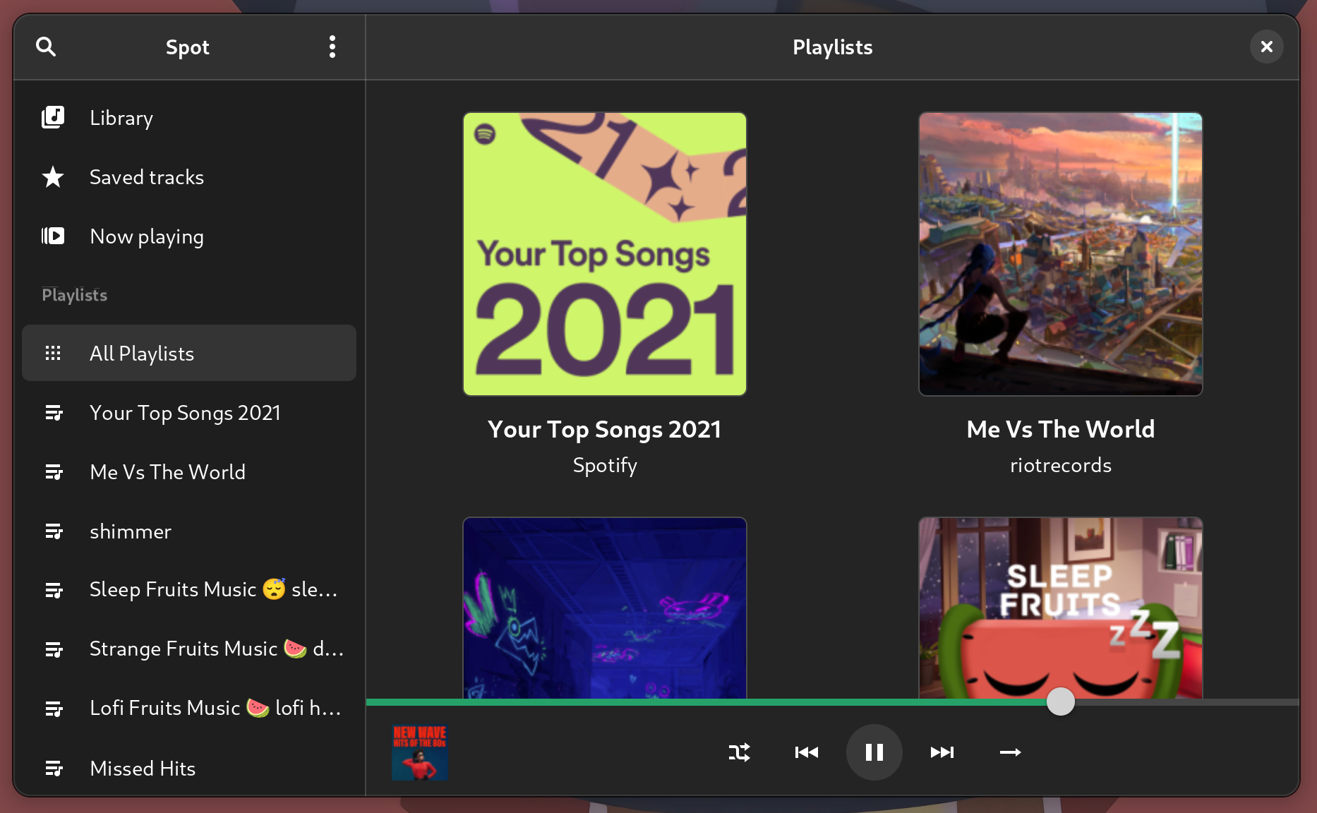 Weird interface with no rounded edges and slow · Issue #447 · xou816/spot · GitHub
