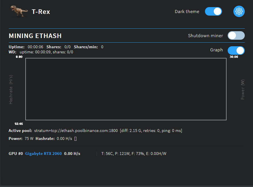 my p is 147 w and my gpu warming up · Issue #307 · trexminer/T-Rex · GitHub