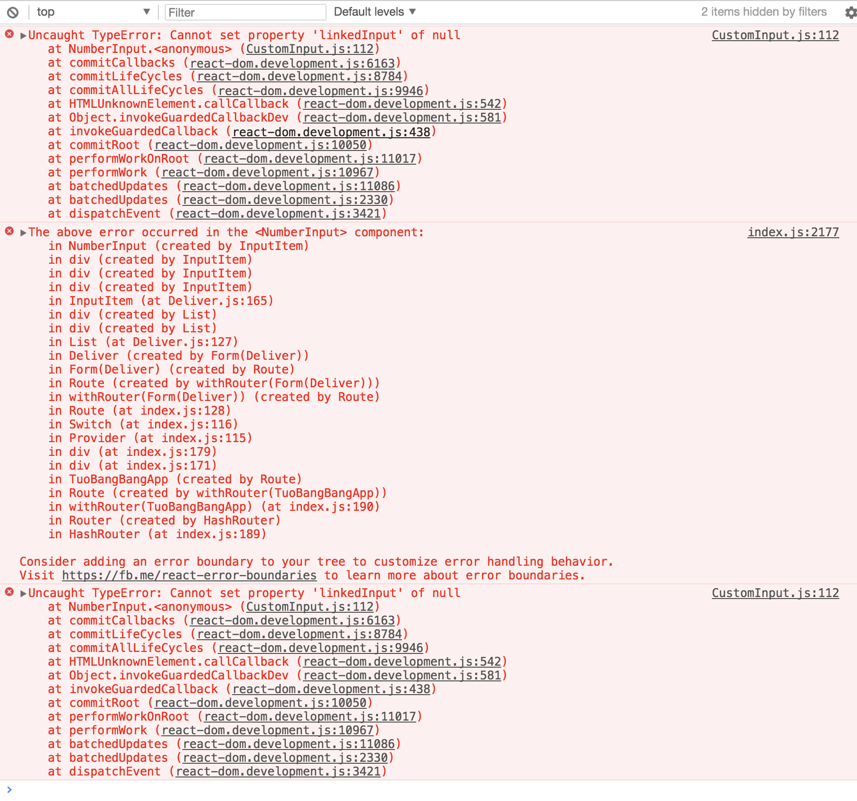 ant-mobile@2.1.3 The InputItem component type attribute is money fault. Uncaught TypeError ...