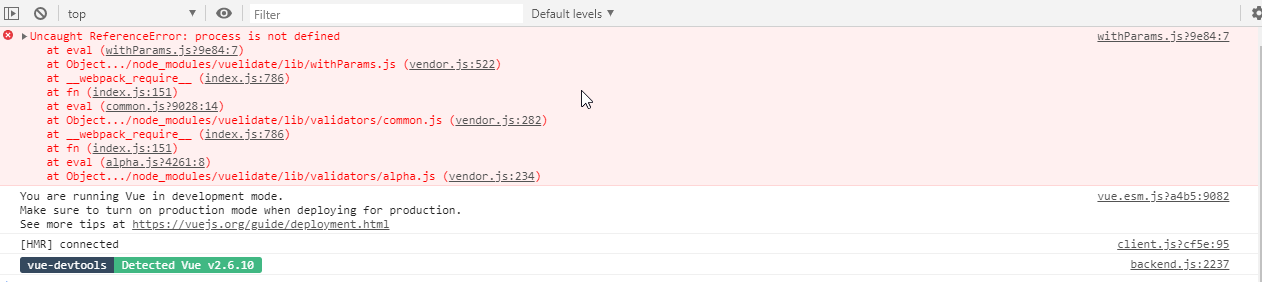 version 0.7.4 "import { required } from 'vuelidate/lib/validators'" has an error · Issue #386 ...
