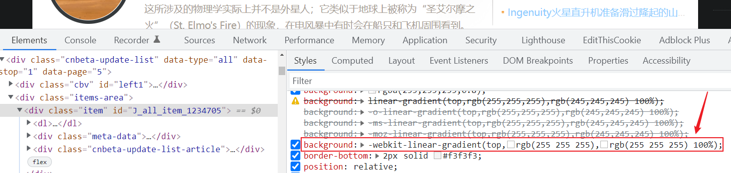 [Bug] Miss -webkit-linear-gradient · Issue #8178 · darkreader ...