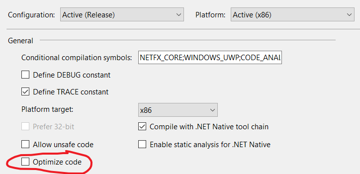 UWP Crash on Release mode (Debug environment works fine) · Issue #7254 ...