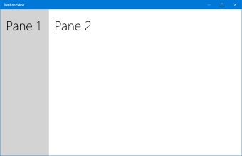 Two Pane View control not working as expected · Issue #3043 · microsoft/microsoft-ui-xaml · GitHub