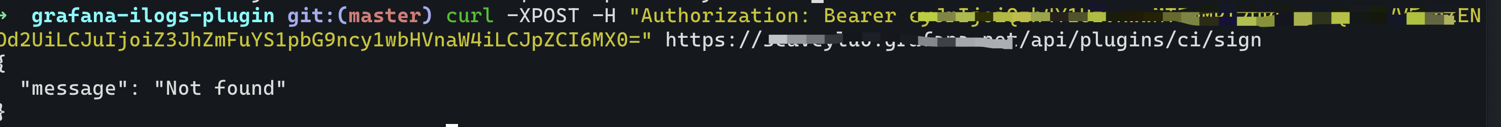 plugin sign,/api/plugins/ci/sign , 404 not found · Issue #45516 · grafana/grafana · GitHub