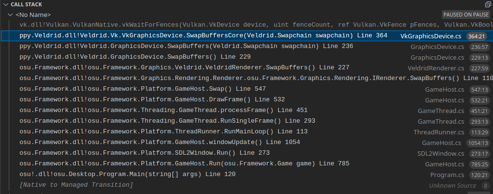 Freezes and memory leaks when using the new vulkan renderer · Issue #22960 · ppy/osu · GitHub