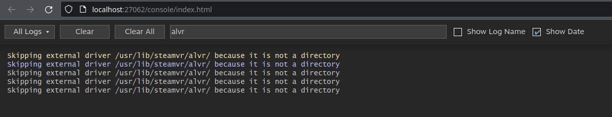 [SteamVR Beta] [Linux] ALVR driver does not load at startup · Issue #1844 · alvr-org/ALVR · GitHub