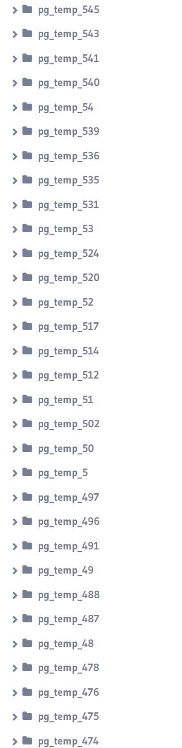 Hide postgres system objects (pg_toast_temp, pg_temp) by default or by configuration · Issue ...