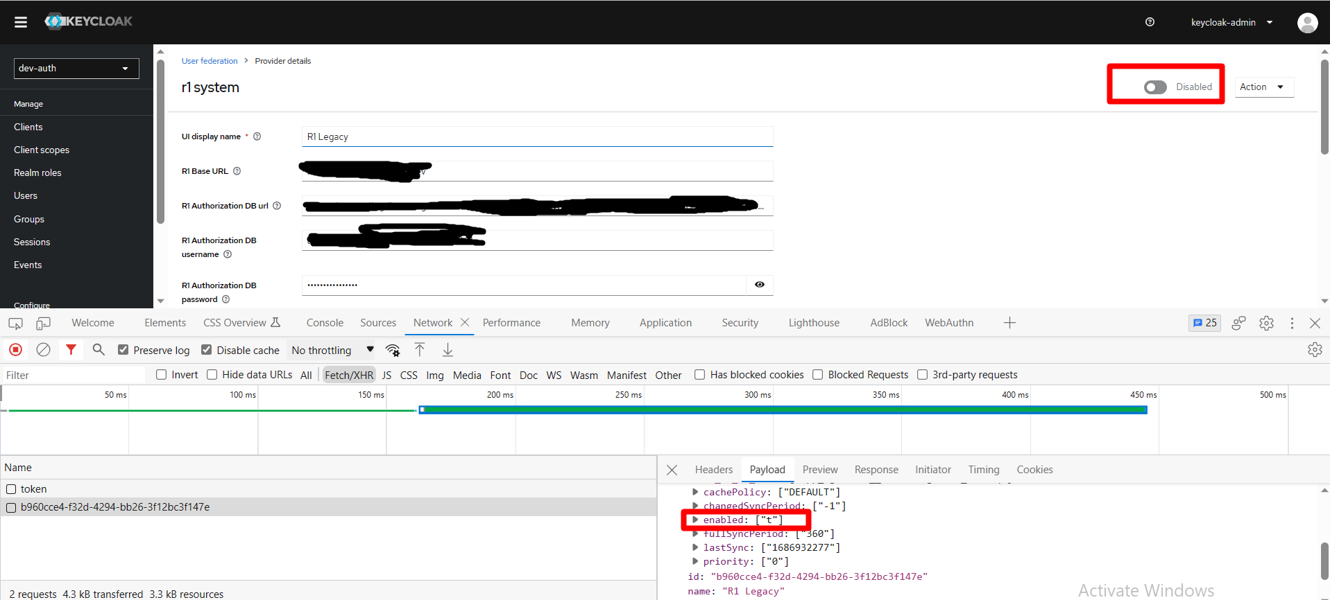 Custom User Storage Provider gets disabled when saved · Issue #21045 · keycloak/keycloak · GitHub