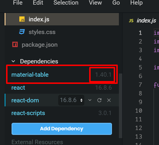 Draggable option doesn't work · Issue #901 · mbrn/material-table · GitHub