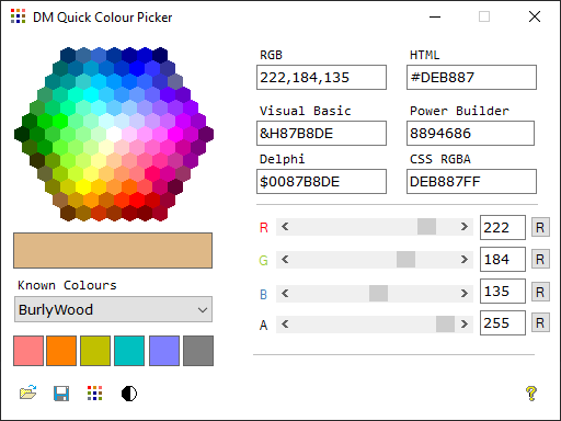GitHub - DreamVB/QColorPicker: Free colour picker for developers · GitHub