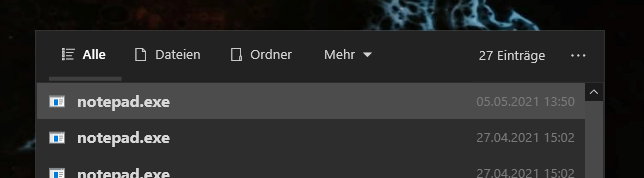 "No files were found" message · Issue #144 · srwi/EverythingToolbar · GitHub
