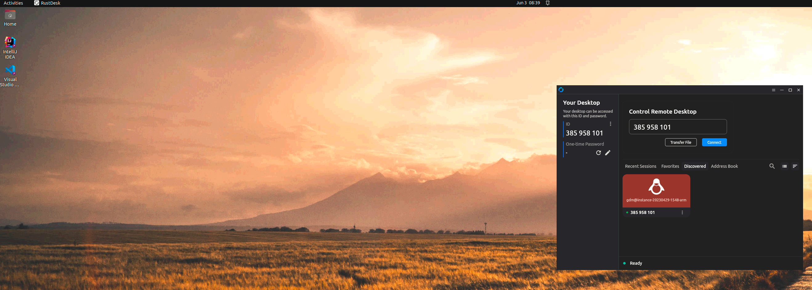 Black frame when connecting to ubuntu22.04 aarch64 using rustdesk-1.2.0 ...
