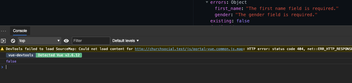 Lazily evaluation of preserveState using form helper hasErrors · Issue #389 · inertiajs/inertia ...
