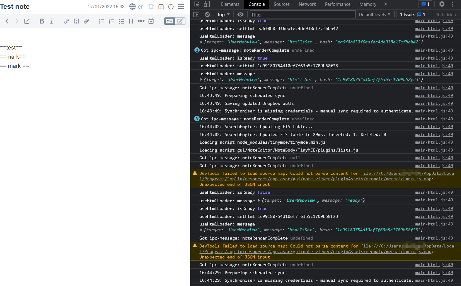 Highlighting not working · Issue #34 · CalebJohn/joplin-rich-markdown · GitHub