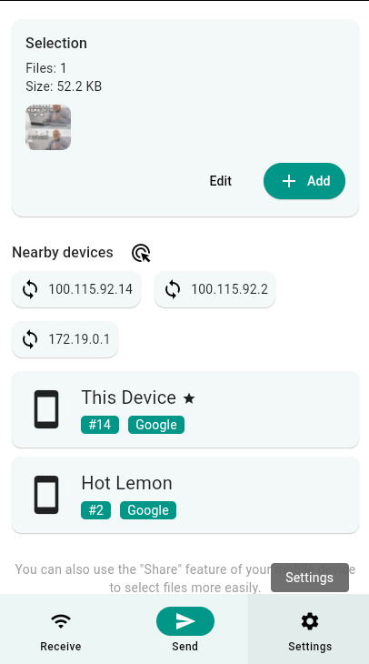 Unable to discover local devices when using Localsend on Chromebook · Issue #29 · localsend ...