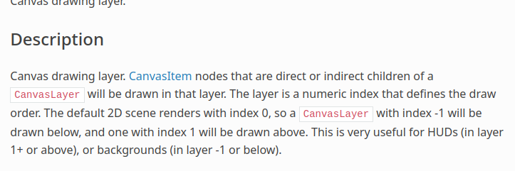`CanvasLayer.layer` draws higher value first, but description describes ...