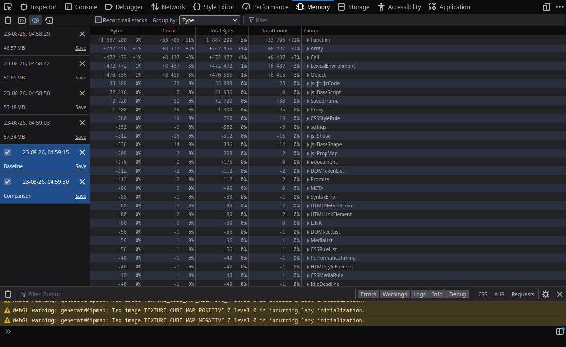 [3 X] Repeatedly Calling Javascript Godot Callback Causes Infinite Memory Consumption Increases