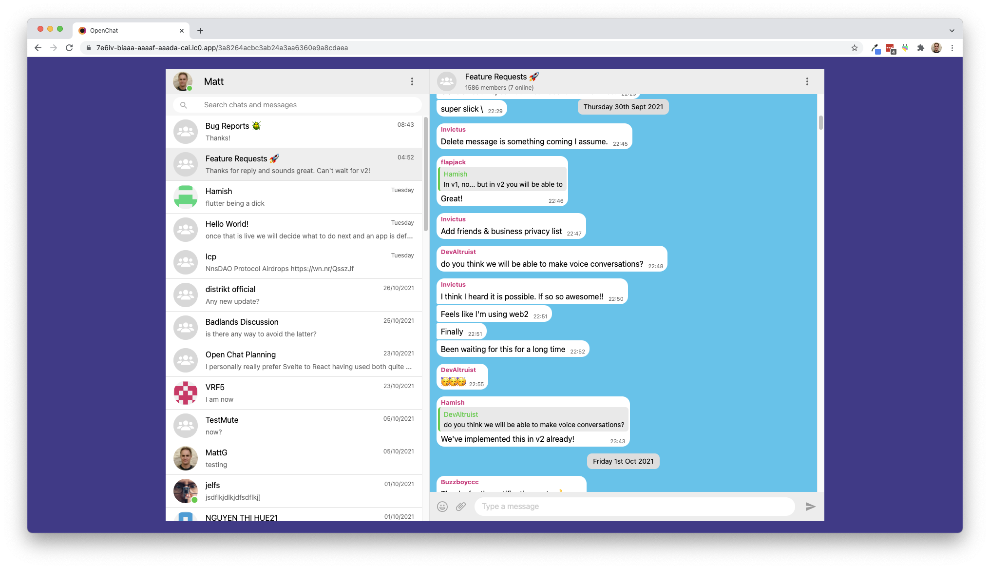 Style changes · Issue #795 · open-chat-labs/open-chat · GitHub