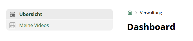 Organise the "Dashboard" coherently · Issue #540 · elan-ev/tobira · GitHub